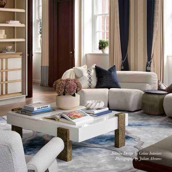 Contemporary Coffee Table - Madison Coffee Table for Drawing Room
